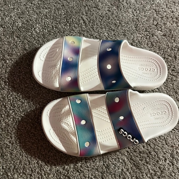 CROCS | Shoes | Croc Sandals Never Been Worn Only Tired On | Poshmark